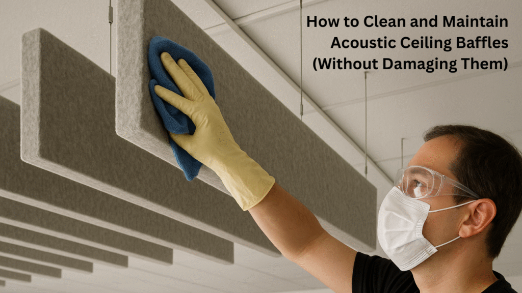 How to Clean and Maintain Acoustic Ceiling Baffles
