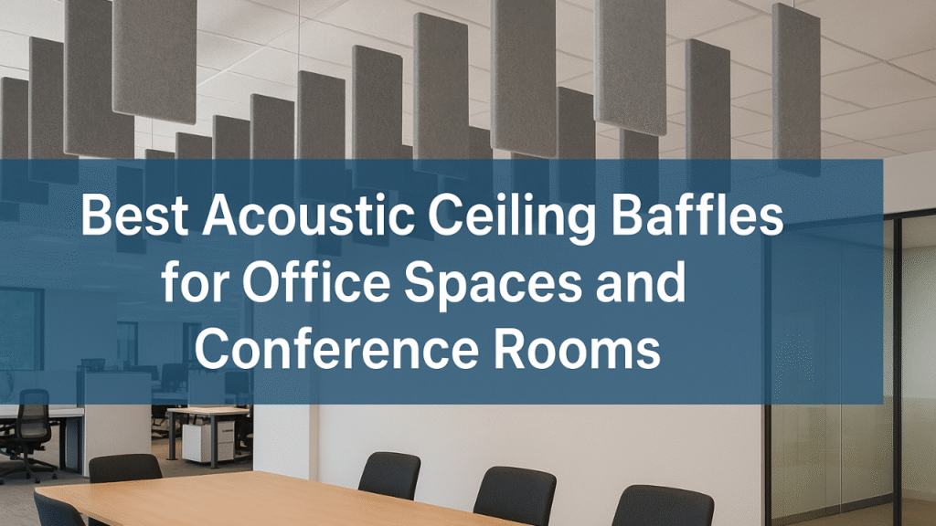 Best Acoustic Ceiling Baffles for Offices & Conference Rooms